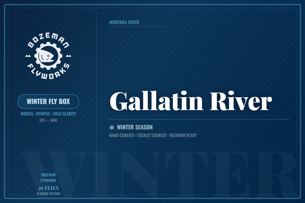 Gallatin River - Winter Fly Box – Bozeman FlyWorks