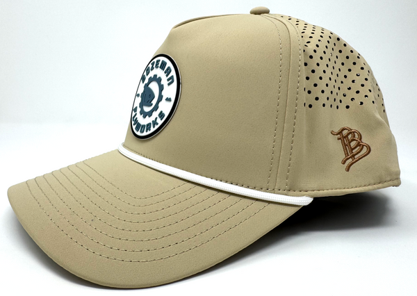 Full PVC Rubber Patch - 5 Panel - Desert – Bozeman FlyWorks