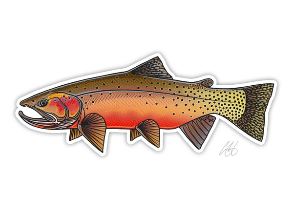 Westslope Cutthroat Trout Decal – Bozeman FlyWorks